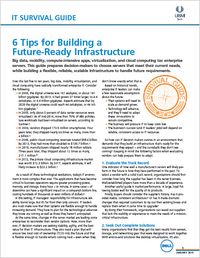 6 Tips for Building a Future-Ready Infrastructure