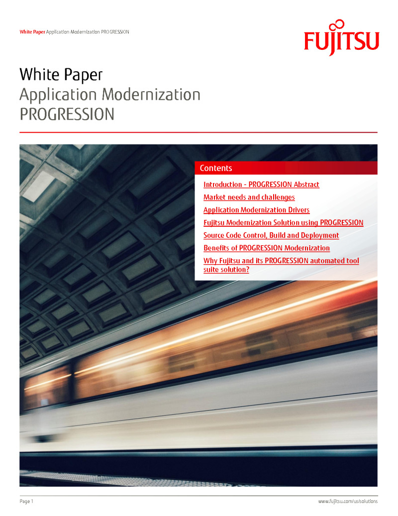 Automated Tools for Application Modernization