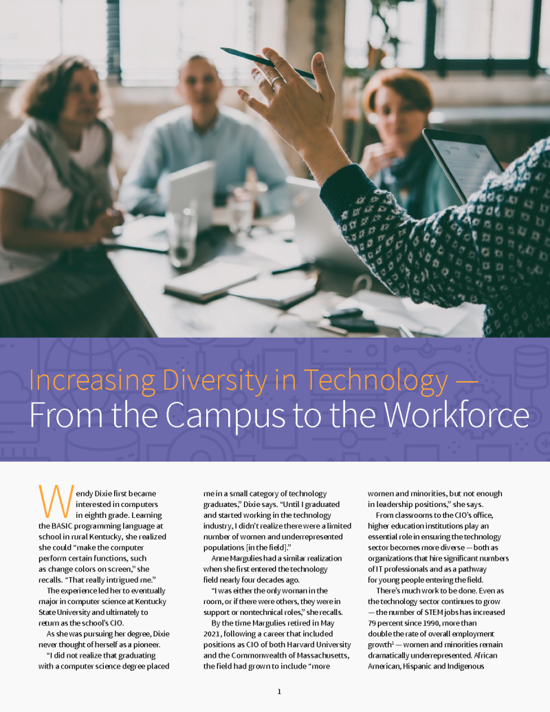 How to Build a More Diverse Tech Field from Campuses to the Workplace
