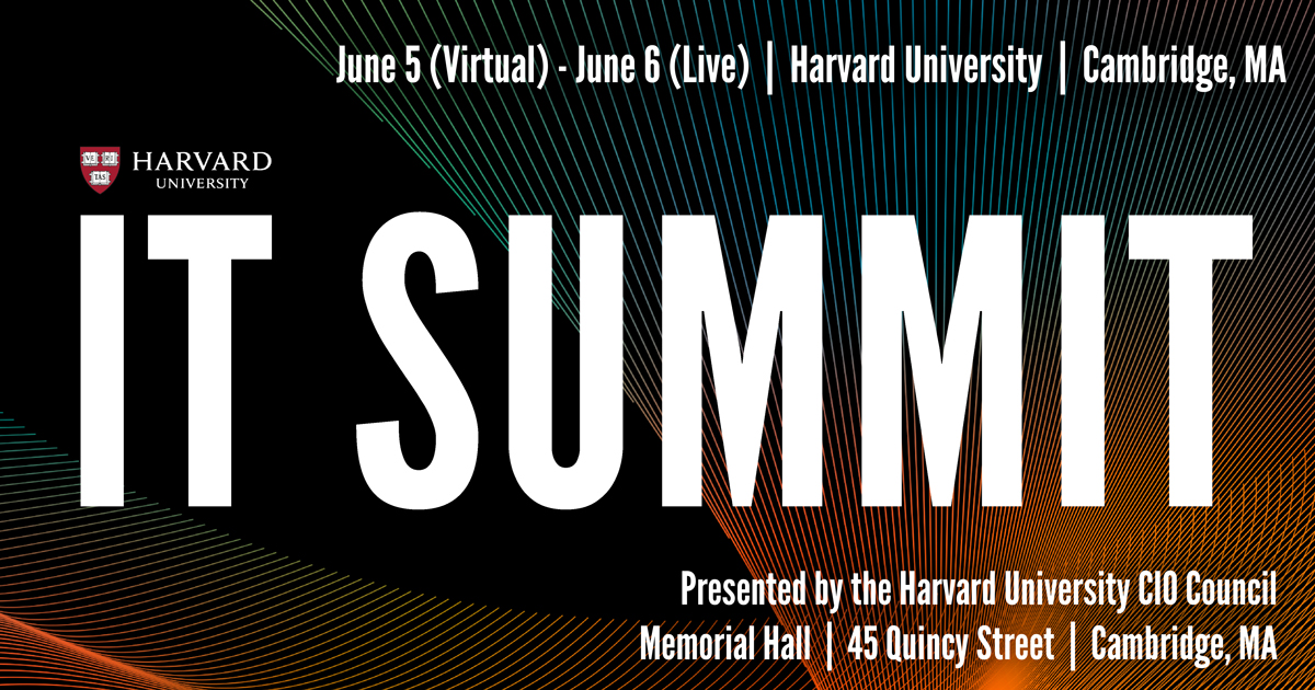 Harvard IT Summit 2023