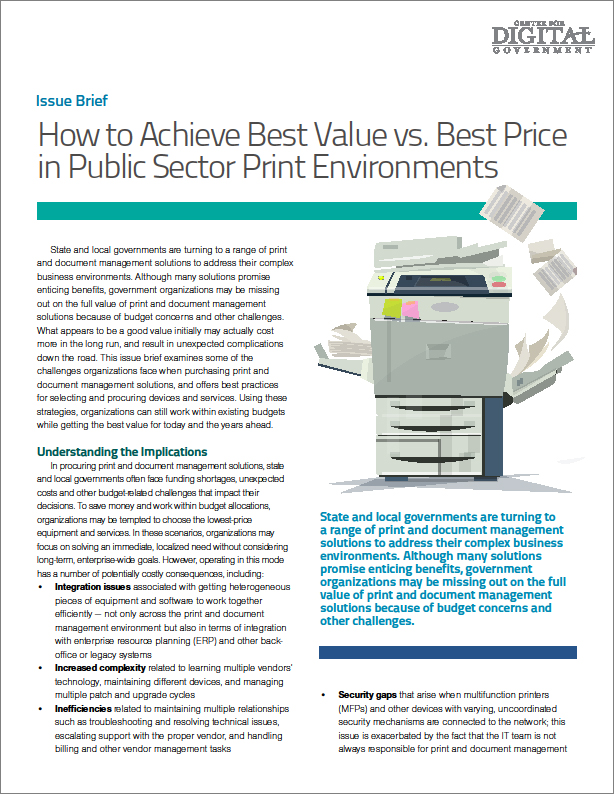 How to Achieve Best Value vs. Best Price in Public Sector Print ...