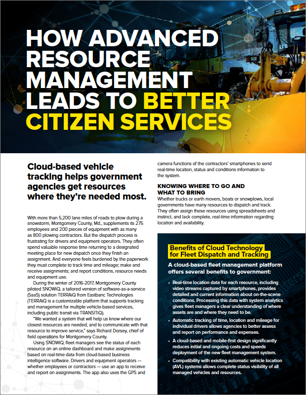 How Advanced Resource Management Leads to Better Citizen Services