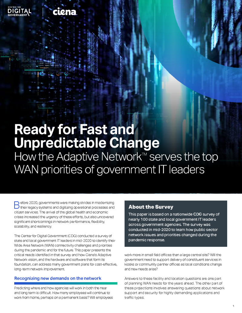 How the Adaptive Network Serves the Top WAN Priorities of Government IT ...