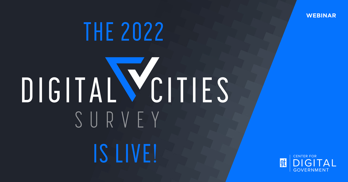 The 2022 Digital Cities Survey is Live!