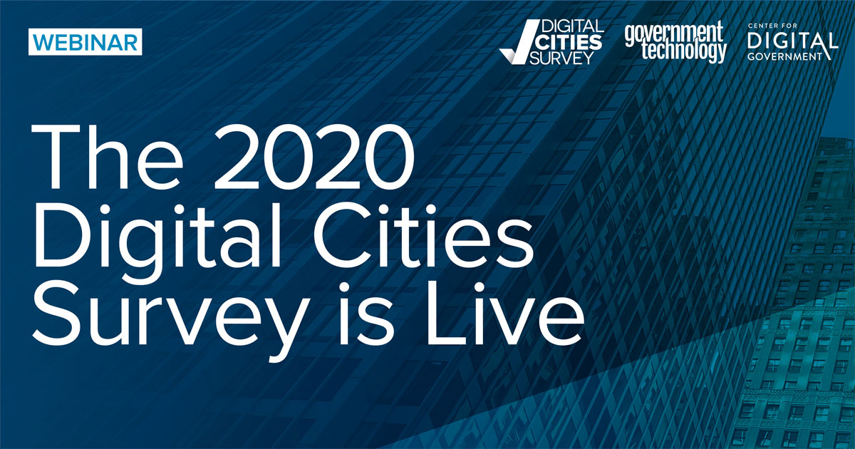 The 2020 Digital Cities Survey is Live