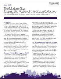 The Modern City: Tapping the Power of the Citizen Collective