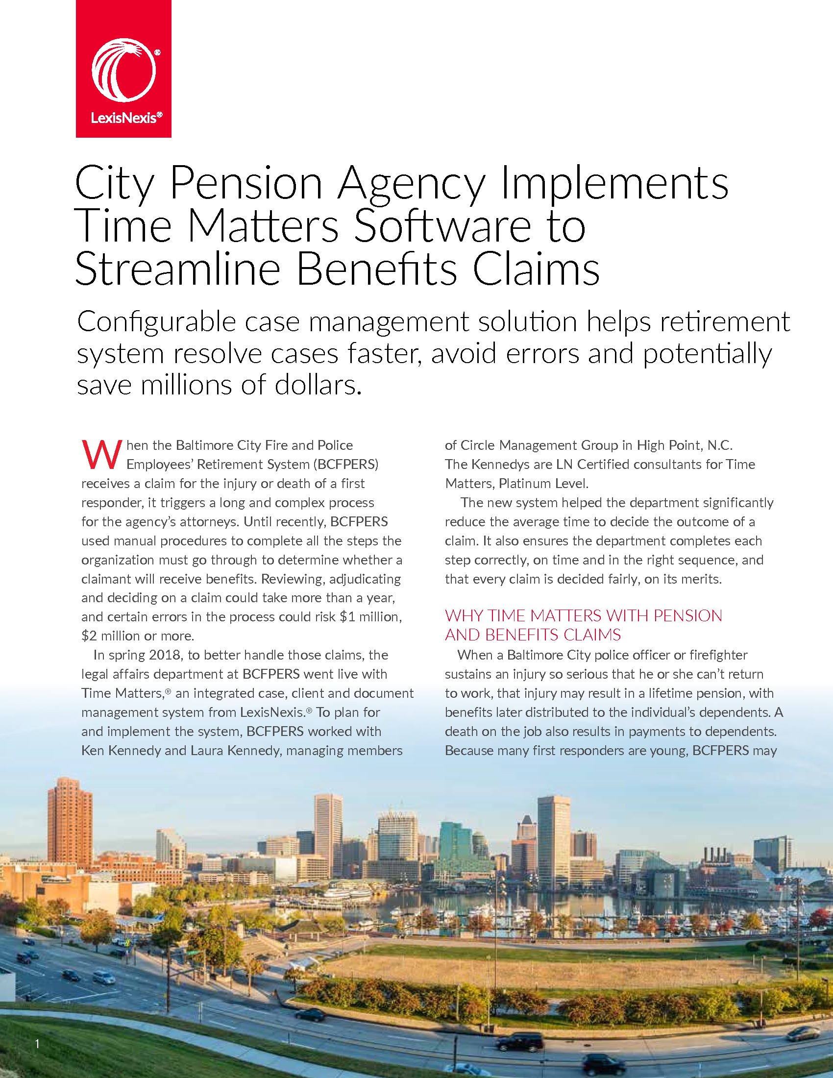City Pension Agency Streamlines Benefits Claims