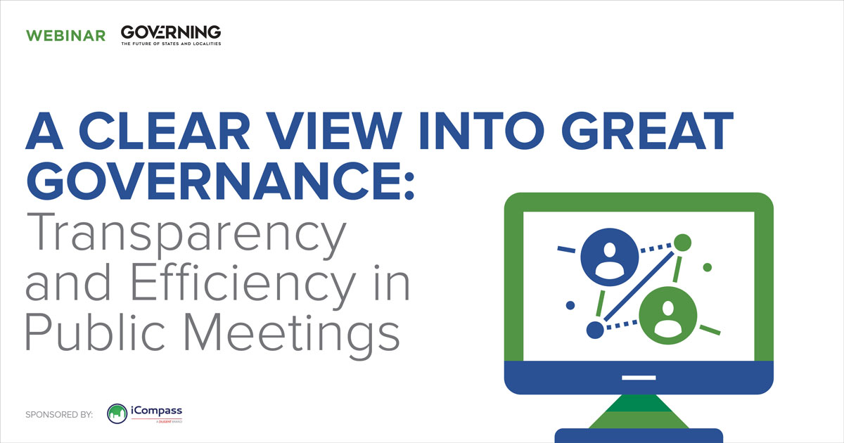 A Clear View into Great Governance: Transparency and Efficiency in ...