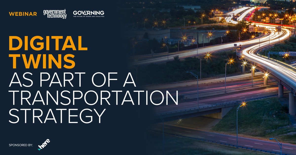 Digital Twins as part of a Transportation Strategy.