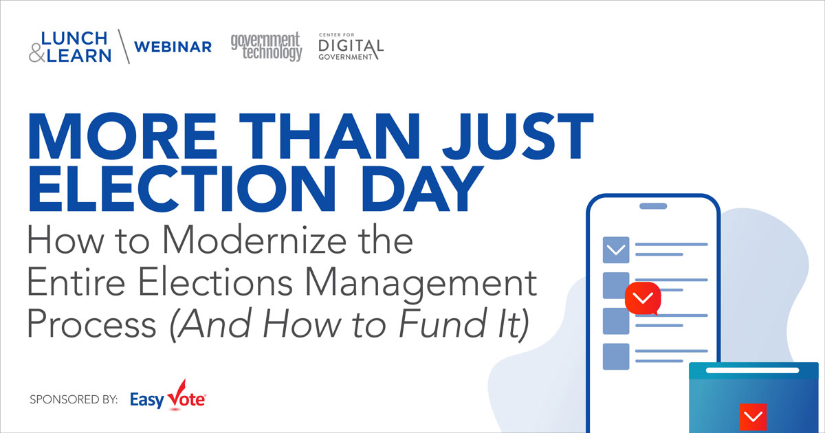 More Than Just Election Day: How to Modernize the Entire Elections ...