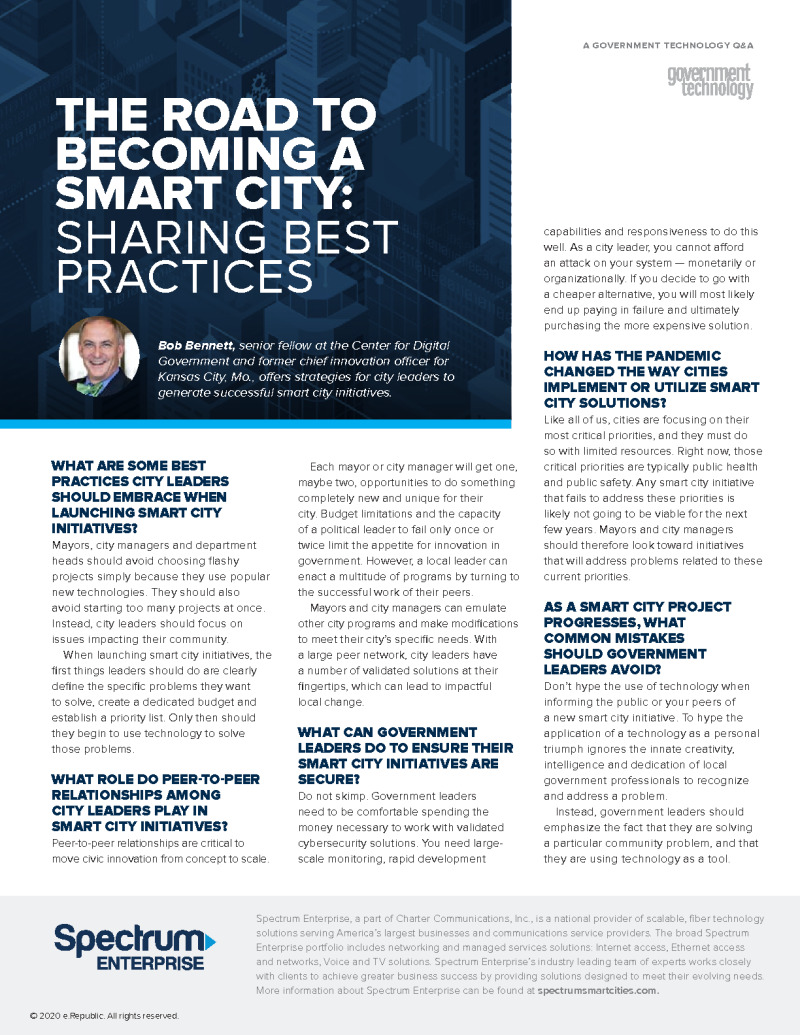 The Road to Becoming a Smart City: Sharing Best Practices