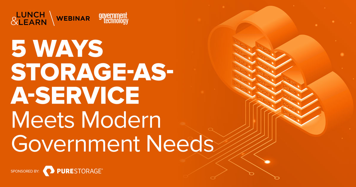 5 Ways Storage-as-a-Service Meets Modern Government Needs