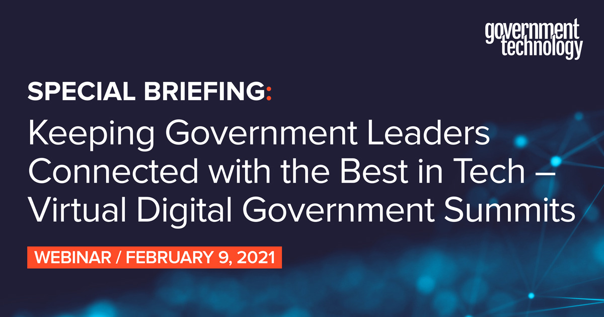 Keeping Government Leaders Connected with the Best in Tech - Virtual ...