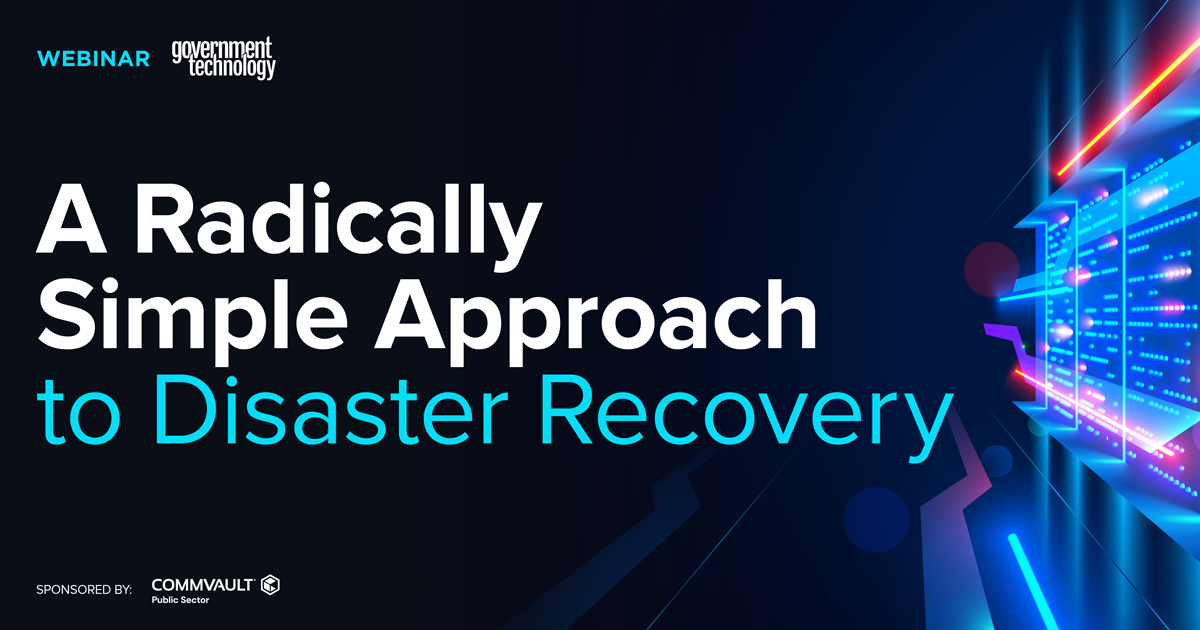 A Radically Simple Approach to Disaster Recovery