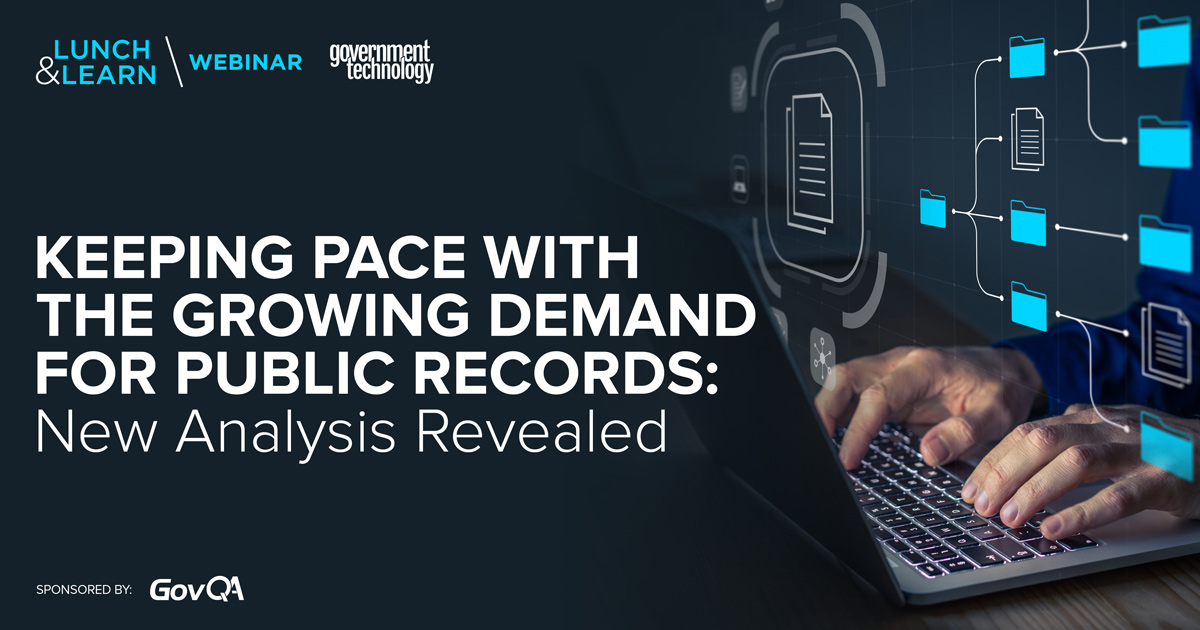 Keeping Pace with the Growing Demand for Public Records: New Analysis ...