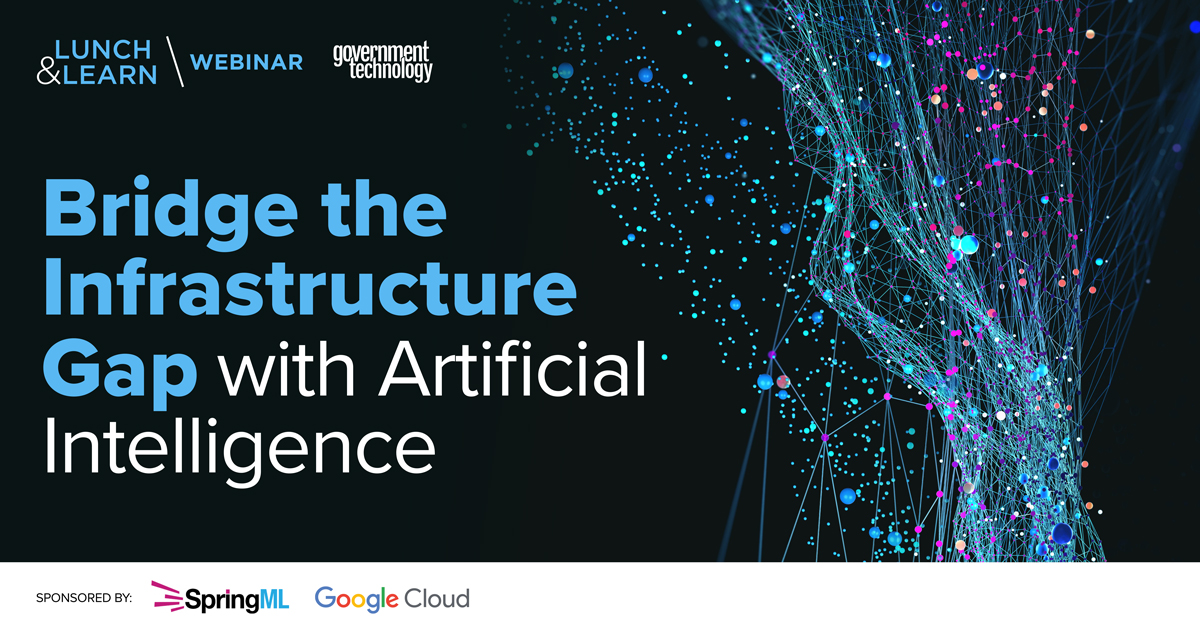 Bridge the Infrastructure Gap with Artificial Intelligence