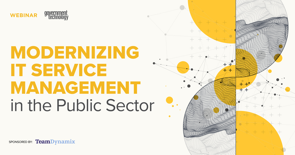 Modernizing IT Service Management in the Public Sector