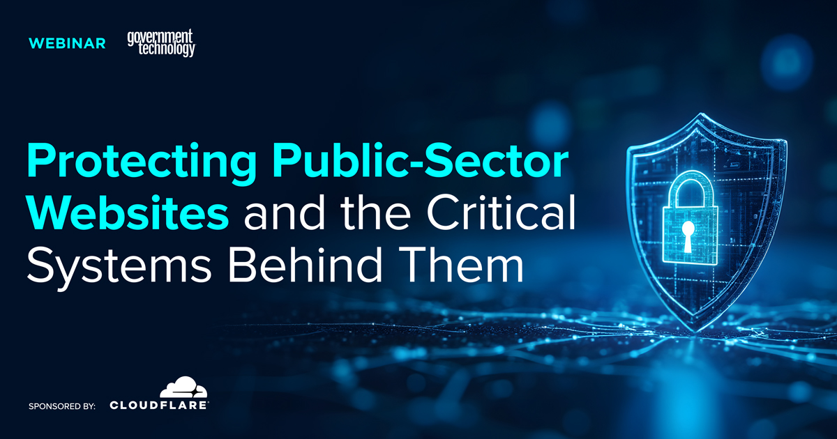 Protecting Public Sector Websites and the Critical Systems Behind Them