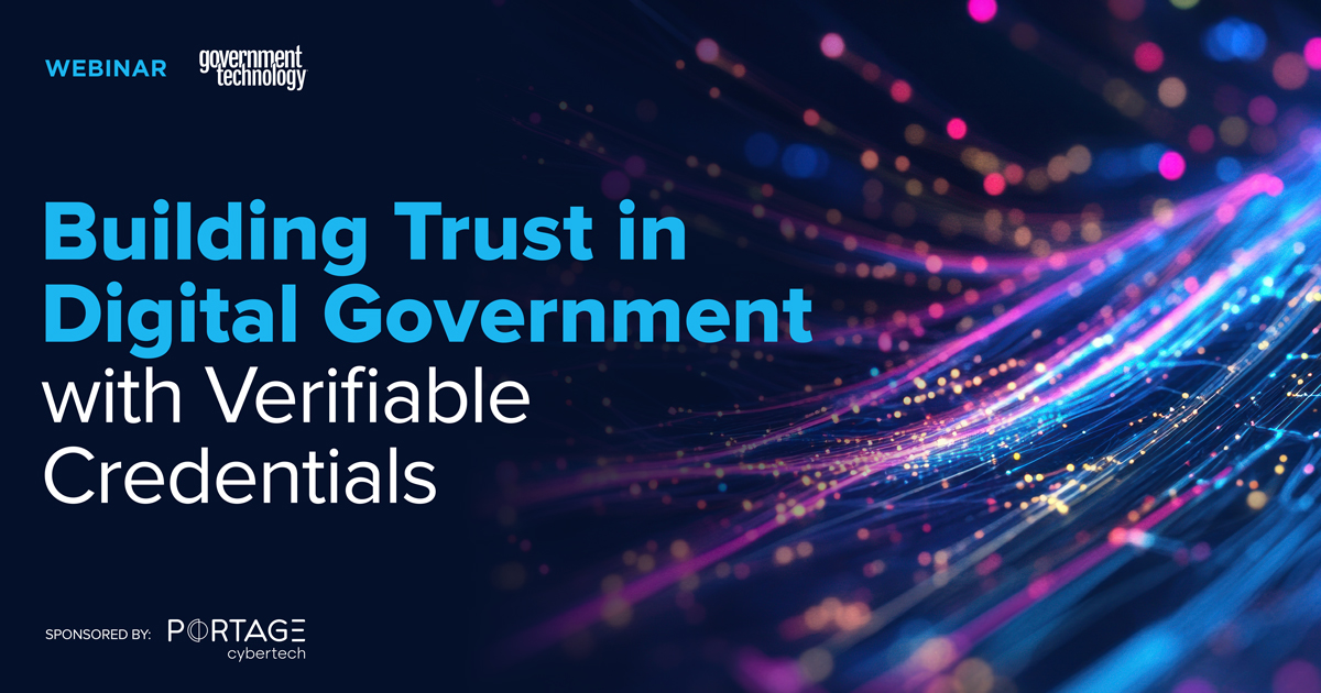 Building Trust in Digital Government with Verifiable Credentials