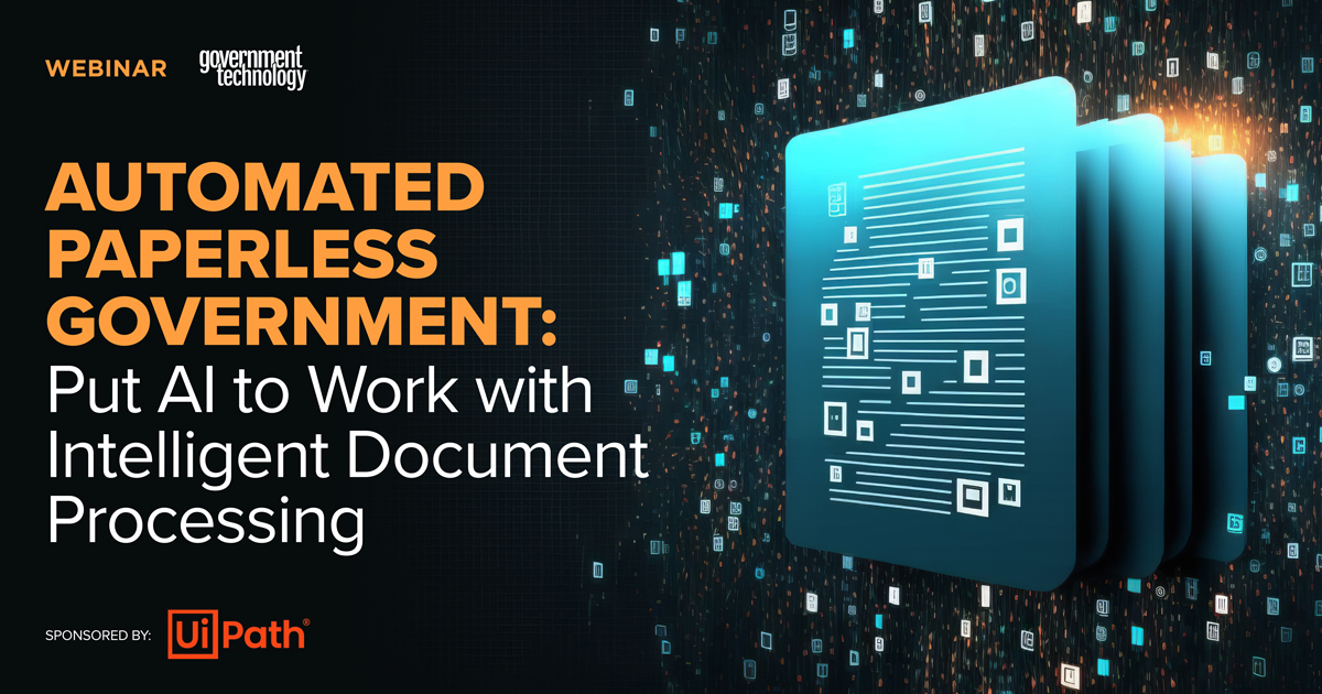Automated Paperless Government: Put AI to Work with Intelligent Document Processing