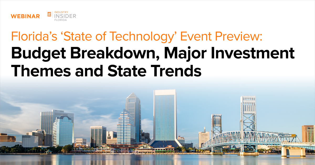 Florida's 'State of Technology' Event Preview: Budget Breakdown, Major ...