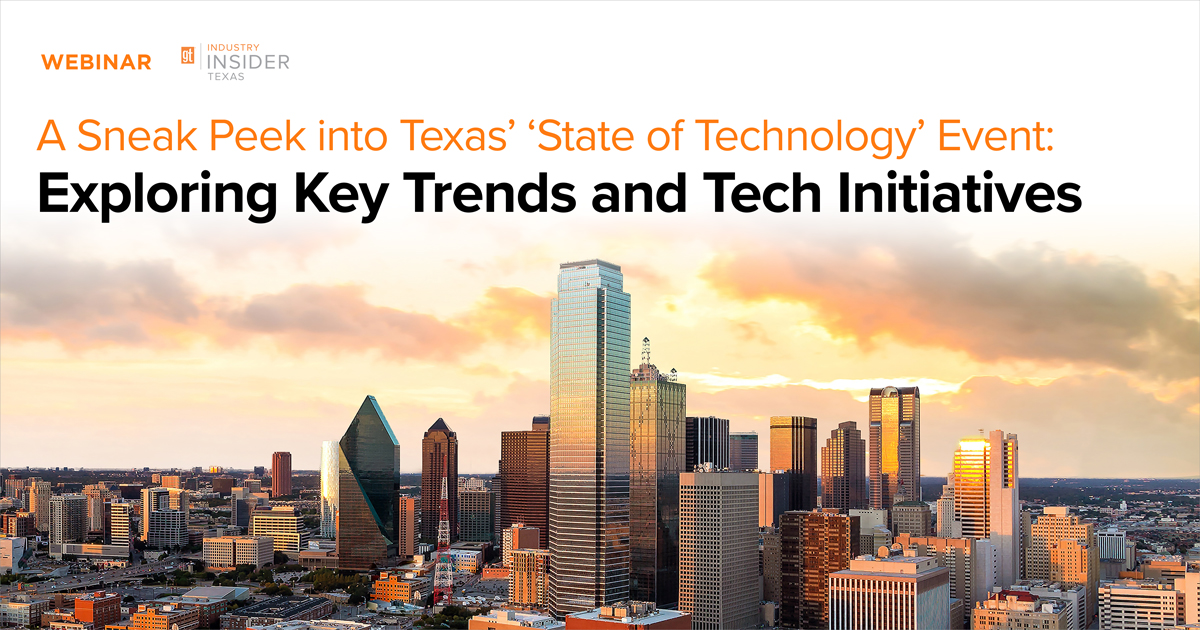 A Sneak Peek into Texas' 'State of Technology' Event: Exploring Key ...