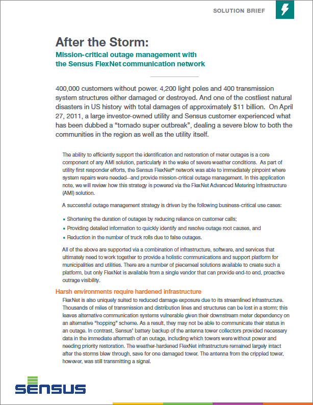 After the Storm: Mission-critical outage management